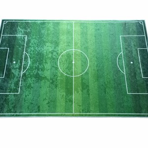 Football / Soccer Field Printed Area Rug Washable Football / - Etsy