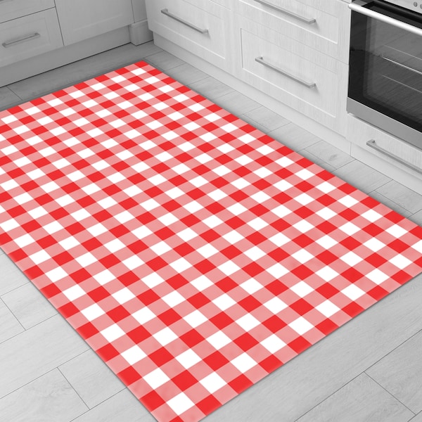 CHECKERED RUG - Etsy