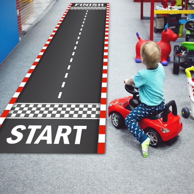 Race Track Rug - Etsy