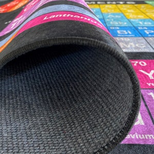 Periodic Table of Elements Area Rug • Washable Personalized Tabular ...