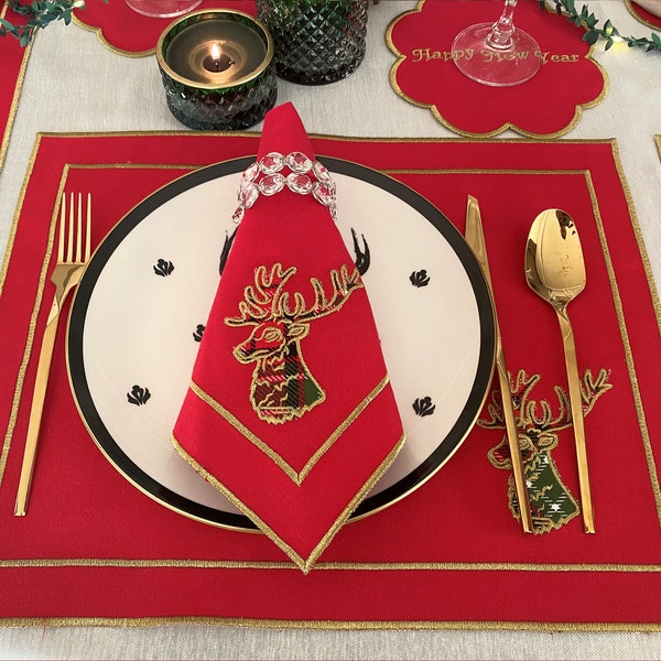 Christmas Placemats With Runner - Etsy