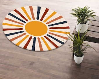 Sun Circle Rug - Etsy
