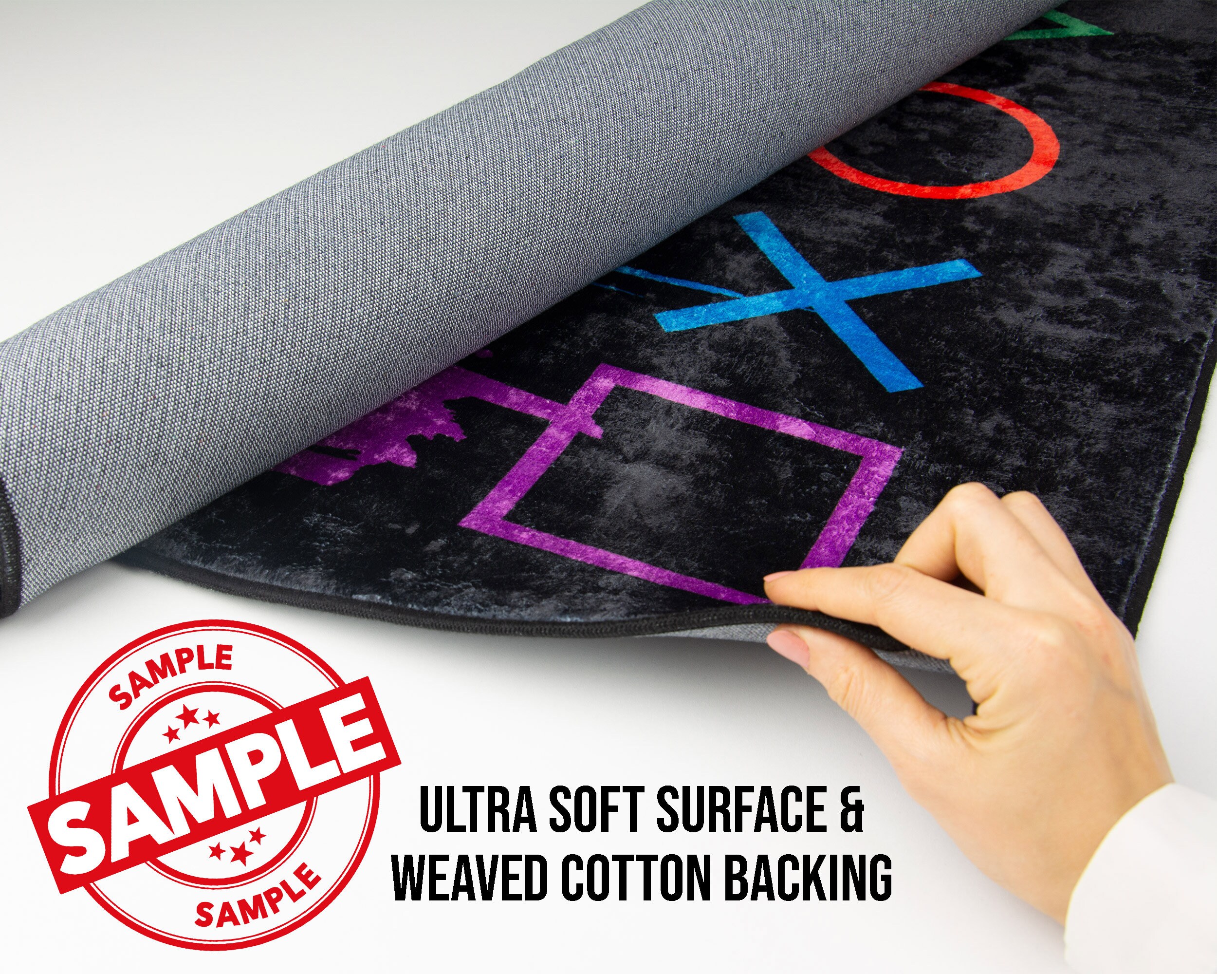 Chess Set With Board Rug Vivid Color Printed Washable Non | Etsy