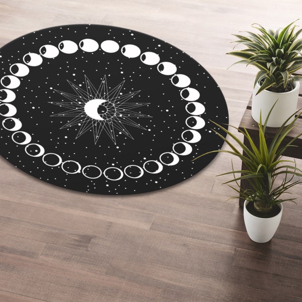 Moon Phase Rug - Etsy