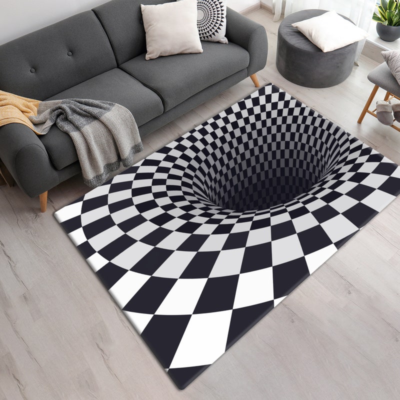 Optical Illusion Rug - Etsy
