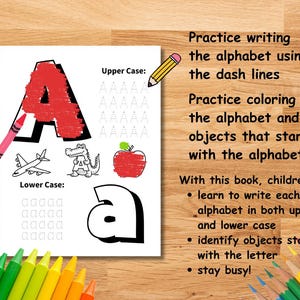 ABC Adventure: Fun Alphabet Learning, Writing and Coloring Book for ...