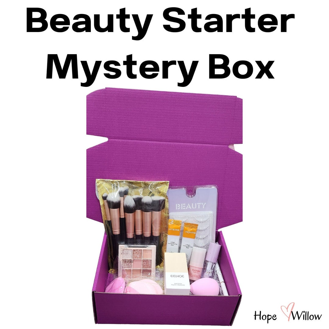 Beauty Starter Mystery Box Makeup Brushes I Eyeshadow I Beauty Blender and More - Etsy