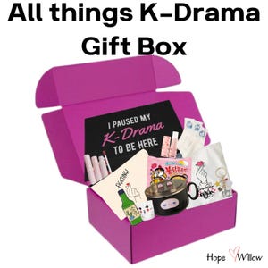 K-drama Gift Box- K-drama Lovers I Blanket I Noodle Bowl and More! - Etsy