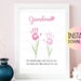 Grandparents Day Handprint Craft Personalized Card, Printable Gift for ...