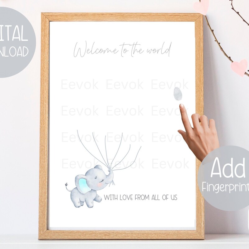 Baby Fingerprint - Etsy