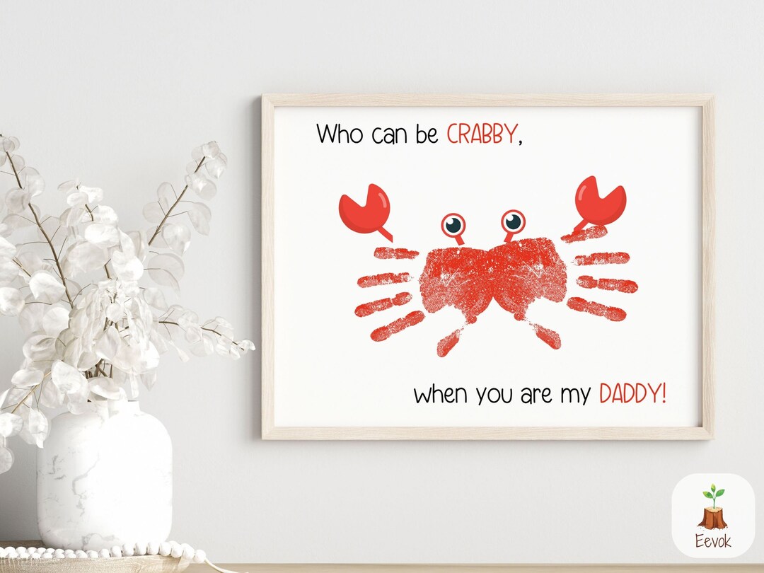 Father's Day Handprint Craft Bundle, Fathers Day Art, Toddler Craft for ...