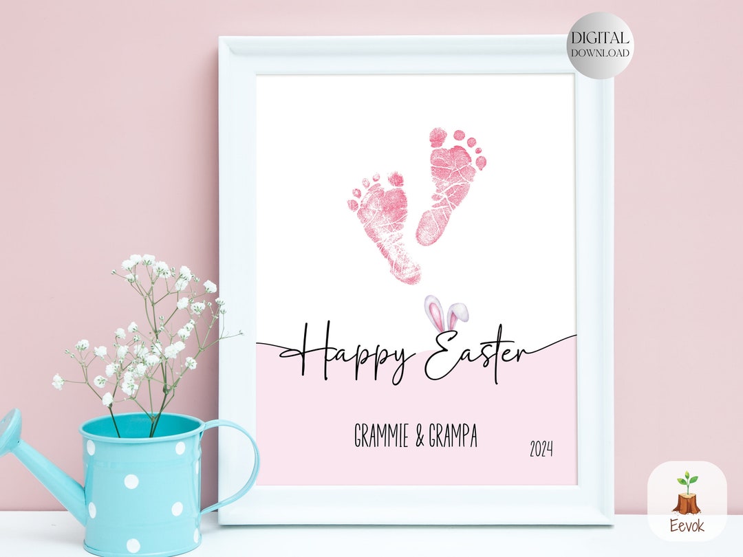 Printable Easter Craft for Kids Handprint Art Grandma Handprint Gift ...