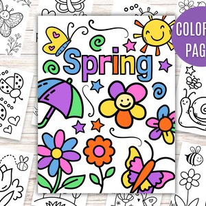PRINTABLE Preschool Spring Worksheets Spring Resources Spring ...
