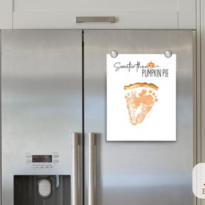 PRINTABLE Thanksgiving Footprint Autumn Handprint Art Thanksgiving ...