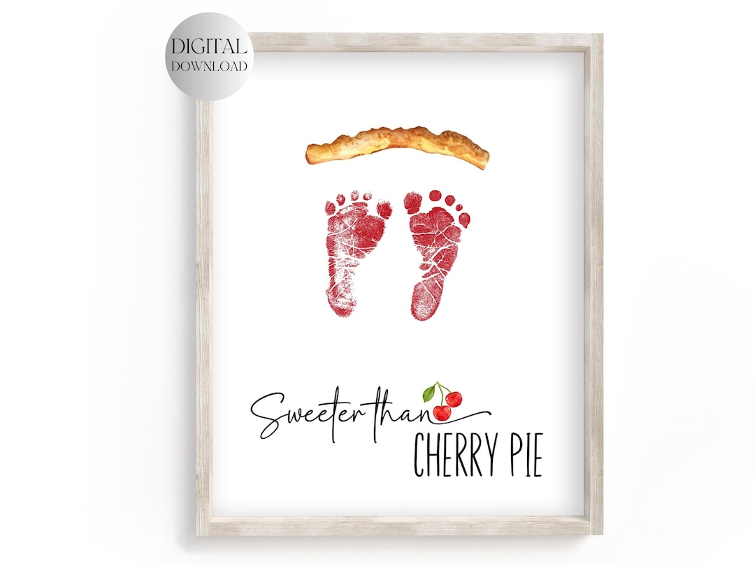PRINTABLE Thanksgiving Footprint Autumn Handprint Art Thanksgiving ...