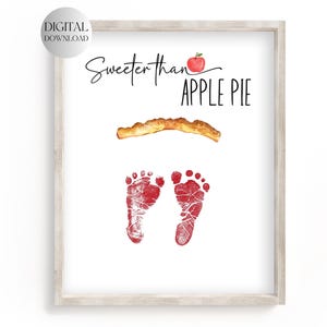 PRINTABLE Thanksgiving Footprint Autumn Handprint Art Thanksgiving ...