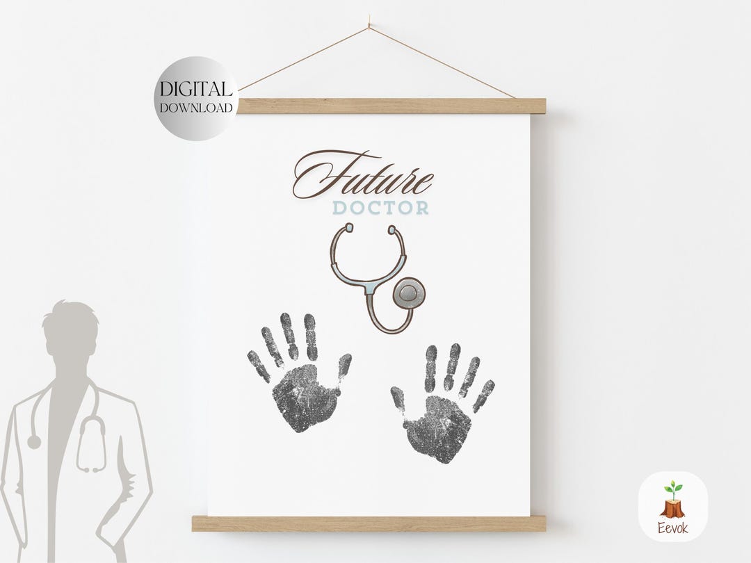 PRINTABLE Future Doctor, Baby Shower Gift, Doctor's Baby Gift, Student ...