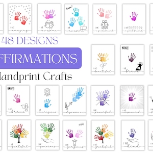 Printable Positive Affirmation Cards, Toddler Preschool Art ...