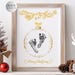 Printable Christmas Footprint Art, Foot Print Craft, Baby First ...