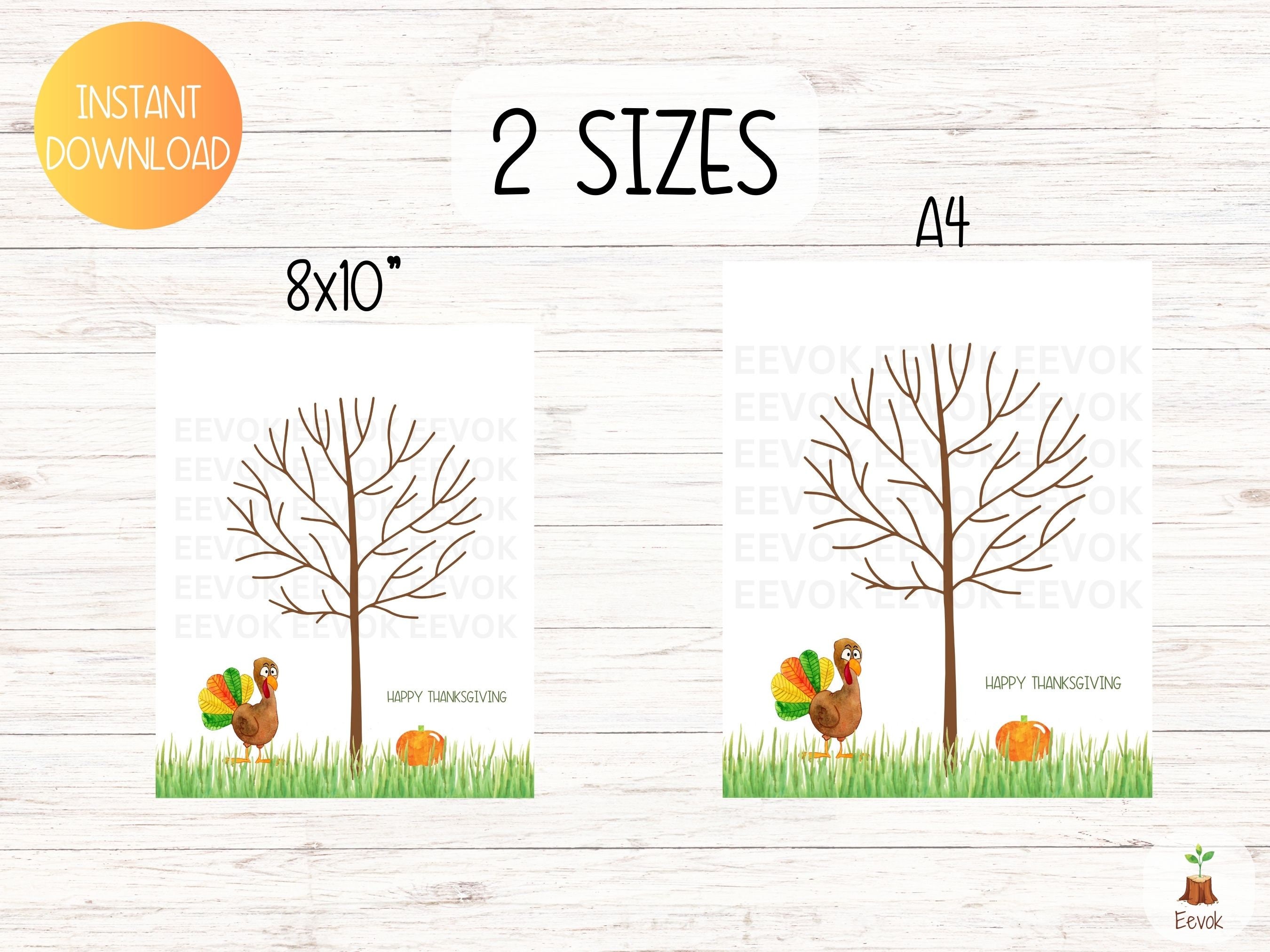 Printable Thanksgiving Craft for Kids, Fall Craft for Preschool ...