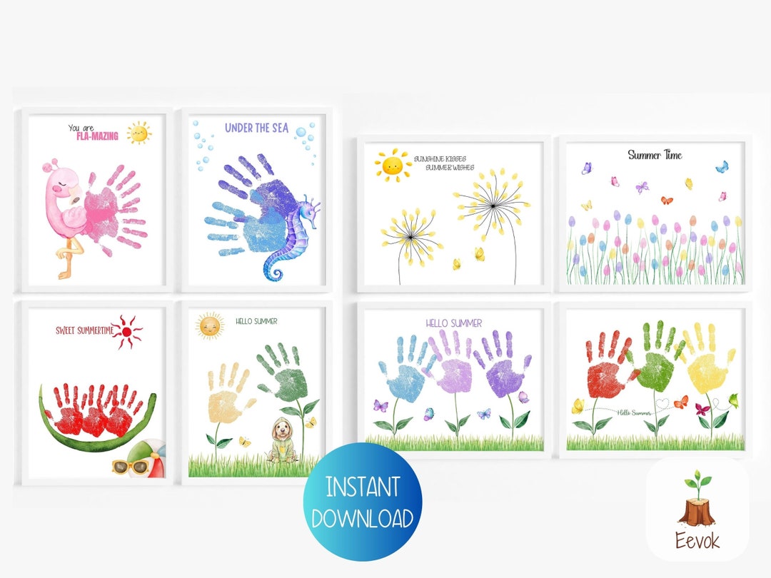 Printable Summer Craft Activities, Preschool Summer Craft for Kids ...