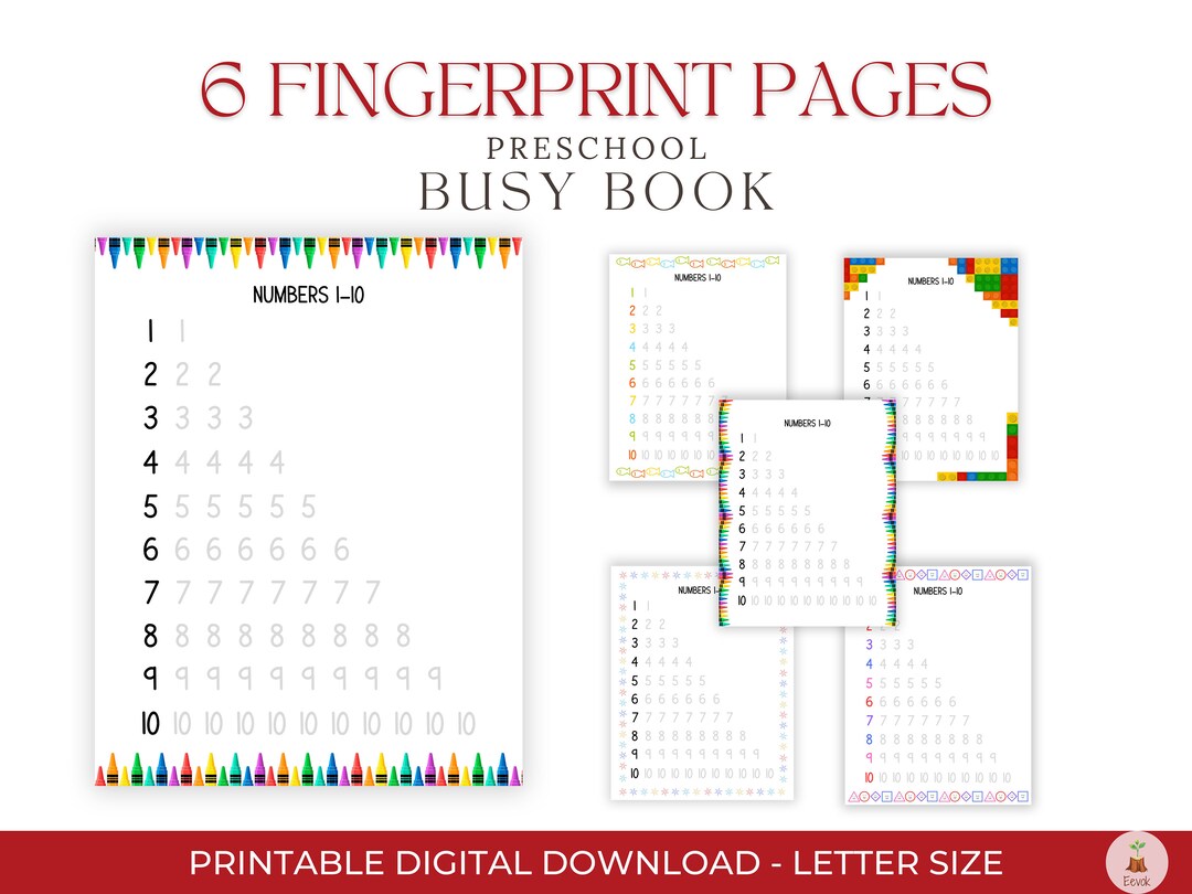 Homeschool Printable Preschool Counting Activity, Preschool Count ...