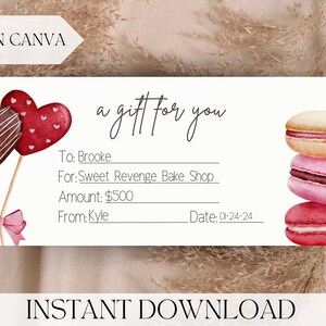 Printable Gift Certificate Ticket Template Gift Card Coupon Printable ...