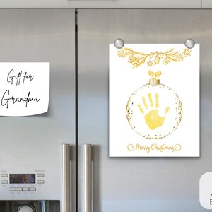 PRINTABLE Christmas Handprint Craft Xmas Memories Handprint Activities ...