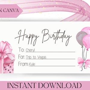 Printable Gift Certificate Ticket Template Gift Card Coupon Printable ...