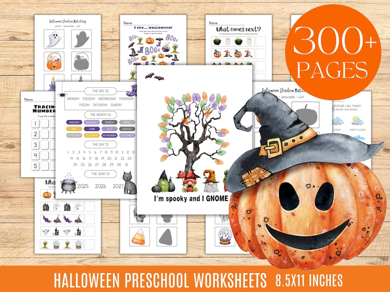 Printable Preschool Halloween Worksheets Halloween Resources Halloween ...