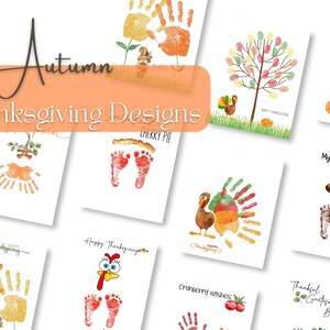 Printable Autumn Handprint Craft for Kids, Pumpkin Handprint Art ...