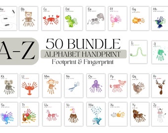 A-Z Alphabet Handprint Craft, Activity Sheets, Coloring Pages ...