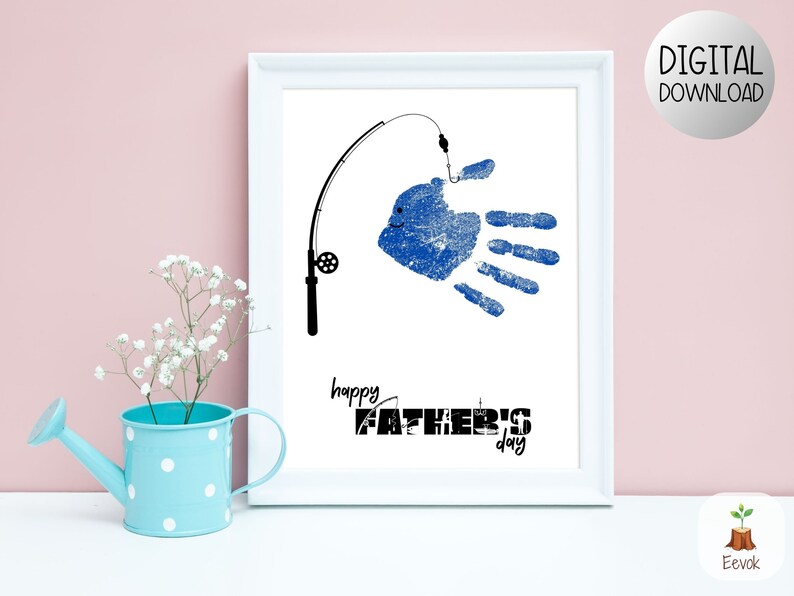 Printable Handprint Craft for Dad Fathers Day Printable - Etsy