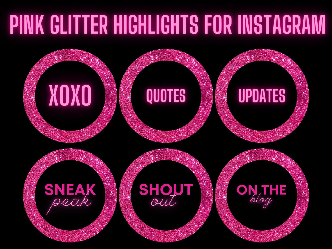 Instagram Highlight Covers Pink IG Story Highlight Cover for - Etsy