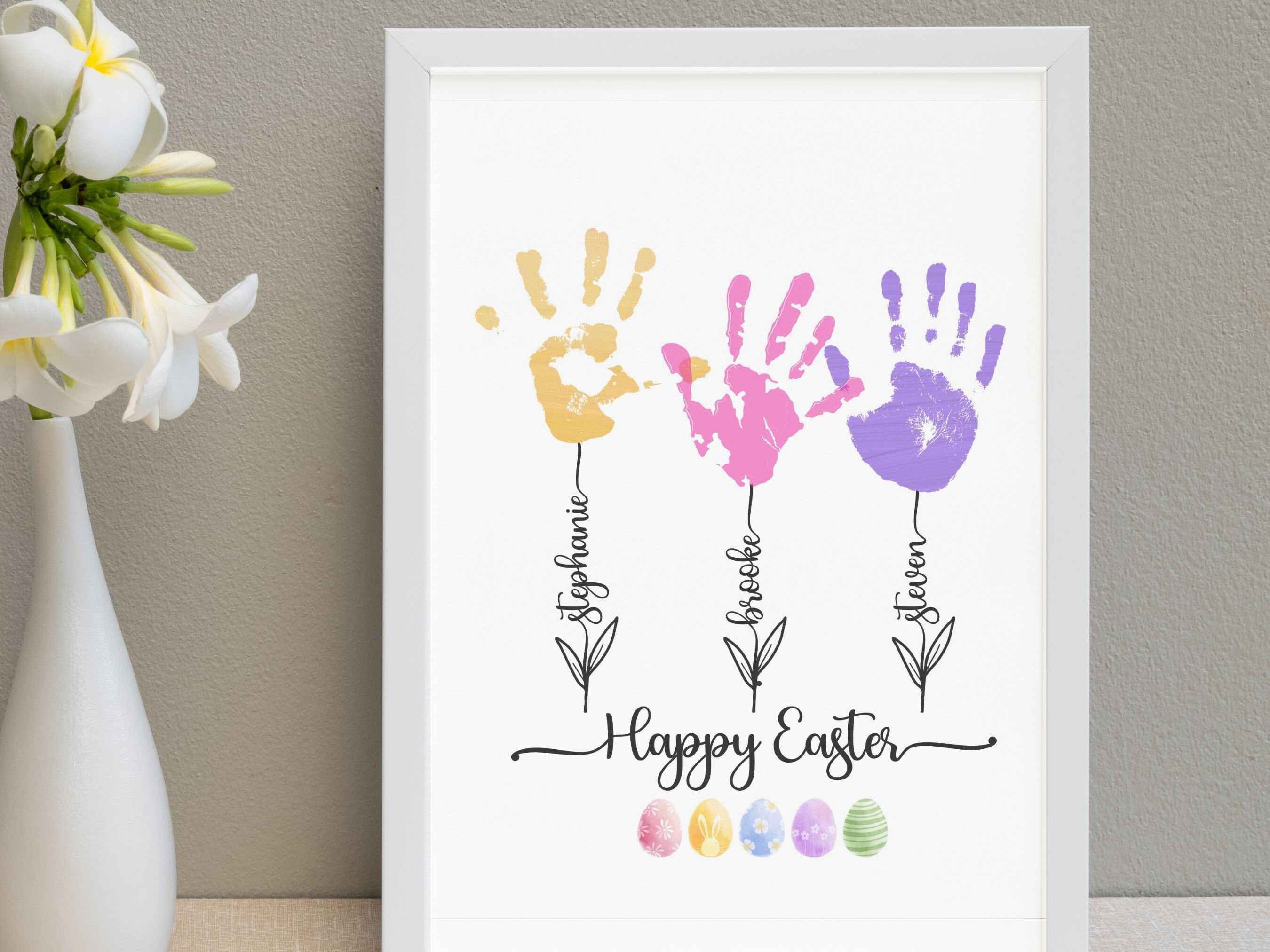 Printable Easter Craft for Kids Handprint Art Printable Handprint Gift ...