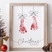 Printable Christmas Footprint Art, DIY Footprint Craft, Baby's First ...