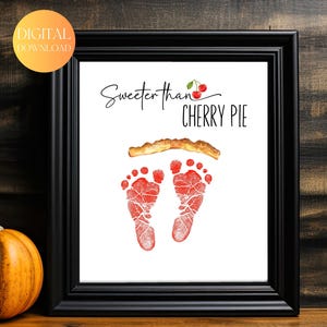 PRINTABLE Thanksgiving Footprint Autumn Handprint Art Thanksgiving ...