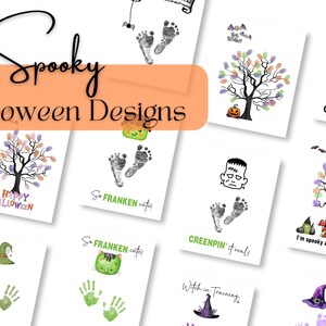 Printable Autumn Handprint Craft for Kids, Pumpkin Handprint Art ...