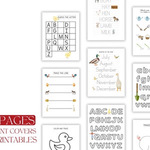 Preschool Morning Menu Printable, Homeschool Morning Menu Preschool ...