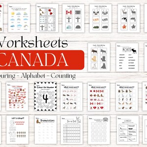 Canada Day Printables Preschool Worksheets Canada Resources Canadian ...