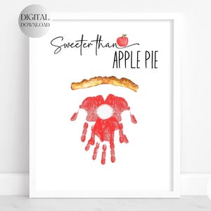 PRINTABLE Thanksgiving Footprint Autumn Handprint Art Thanksgiving ...