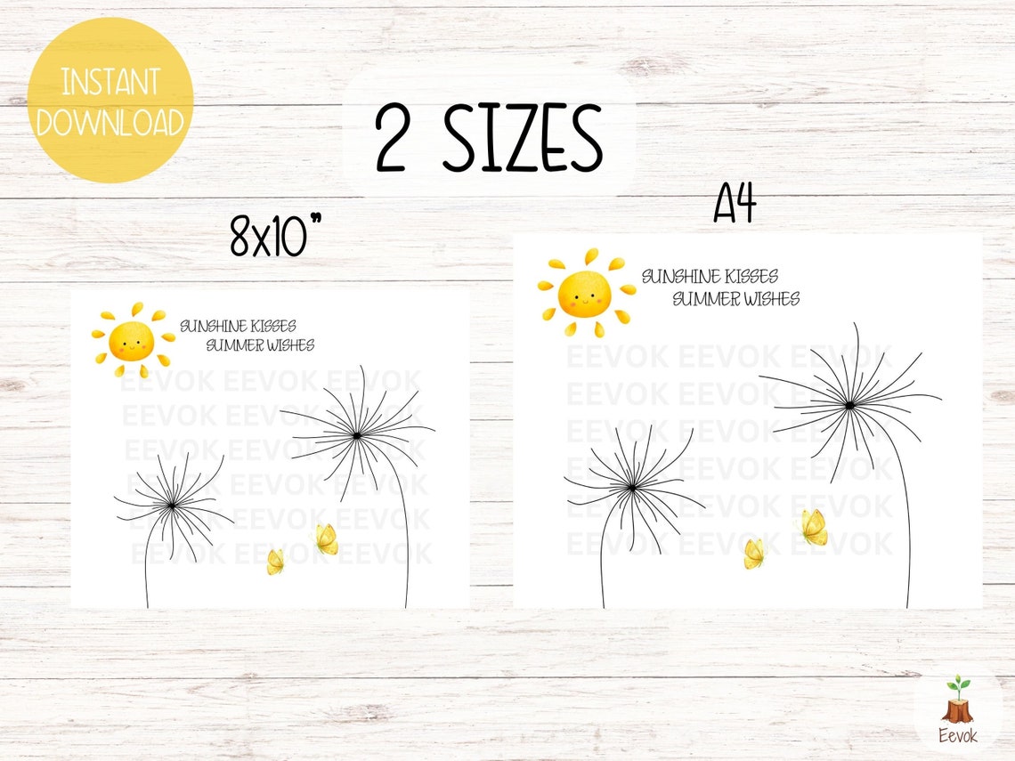 Printable Summer Craft for Kids, Craft for Preschool, Summer Printable ...
