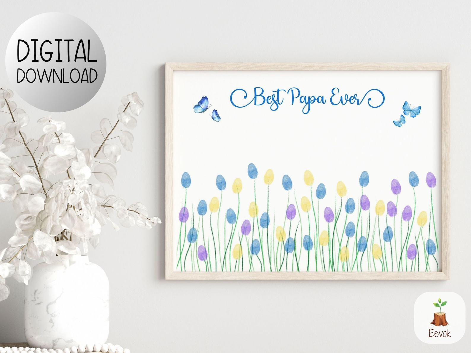 Printable Craft for Papa, Father's Day Craft, Fathers Day Art, Best ...