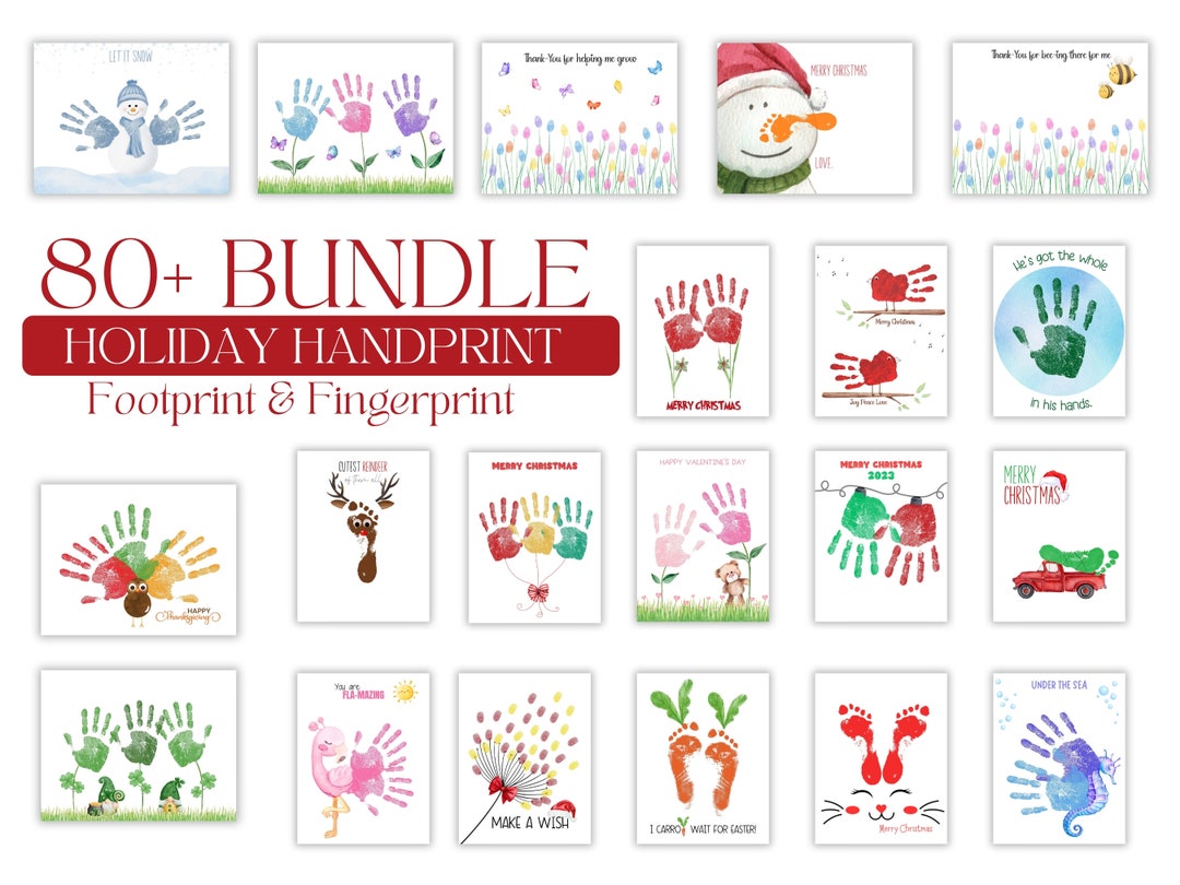 Holidays Handprint Craft for Kids Baby Toddler, Memory Keepsake, DIY ...