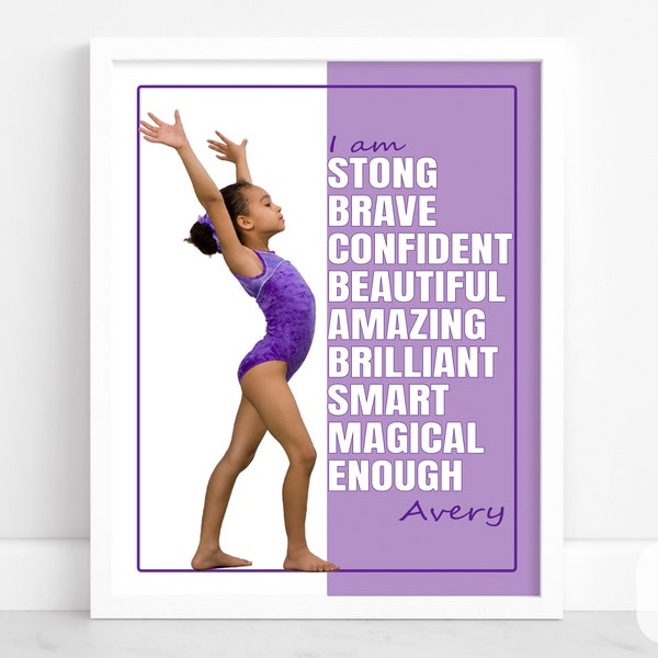 Gymnastics Poster - Etsy