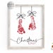 Printable Christmas Footprint Art, DIY Footprint Craft, Baby's First ...
