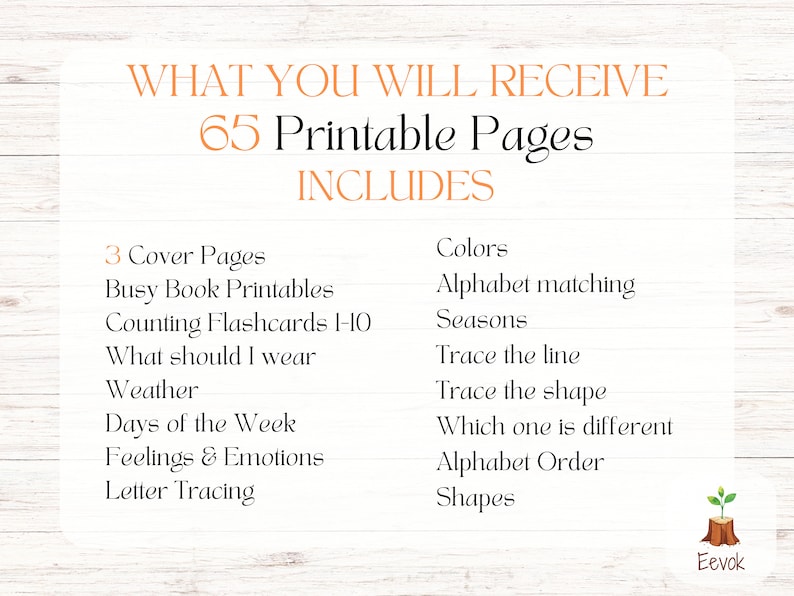 Preschool Autumn Busy Book Printable Toddler Learning Binder Quiet Book ...