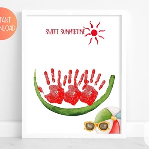 Printable Summer Craft for Kids, Craft for Preschool, Summer Printable ...