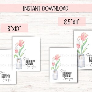 Printable Easter Handprint Art Craft for Kids, Some Bunny Loves You ...
