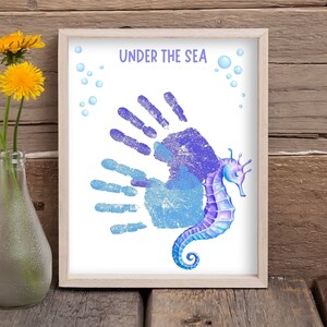 Father's Day Handprint Craft Bundle, Fathers Day Art, Toddler Craft for ...